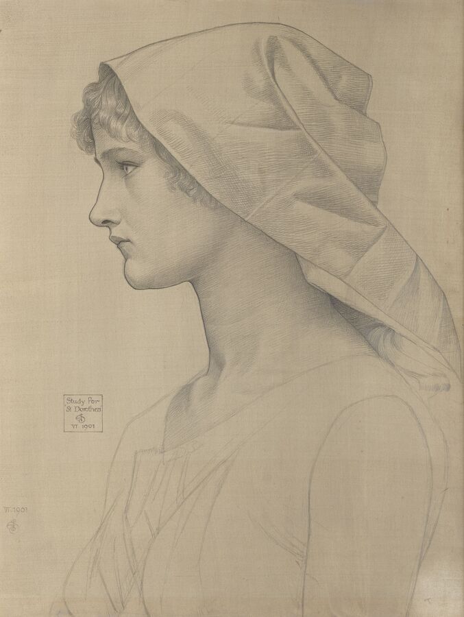Harry Moore-Gwyn Fine Art - 27: Study for “St Dorothea and Her Two ...